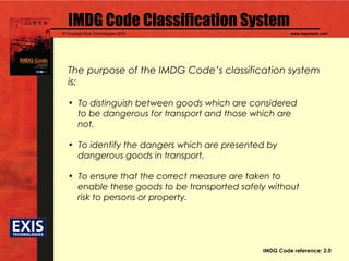 İMDG CODES | PPT