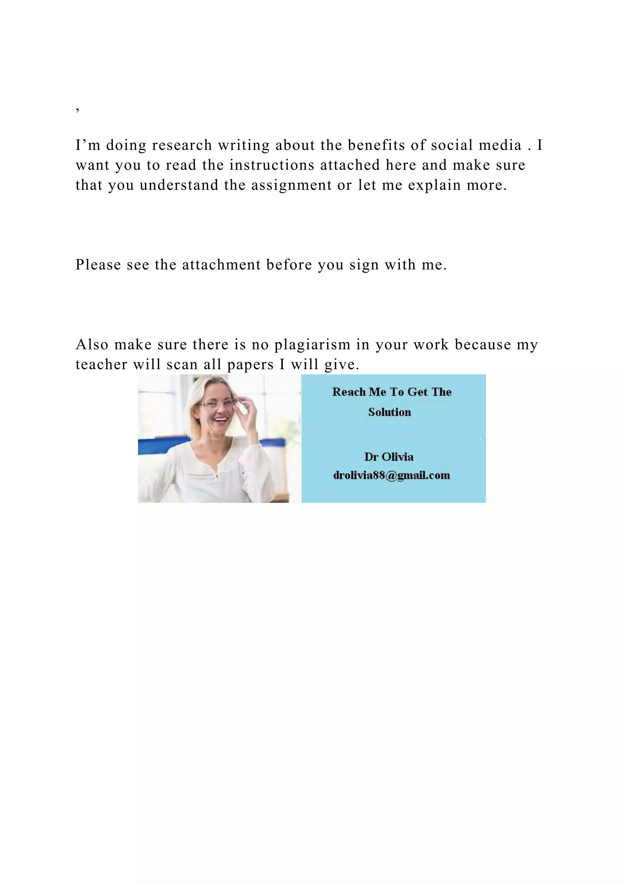 ,I’m doing research writing about the benefits of social media ..docx