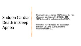 Sleep Apnea and its impact on cardiovascular system | PPTX