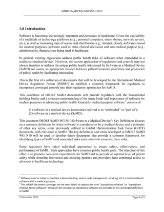 Imdrf tech-131209-samd-key-definitions-140901 | PDF | Operating Systems ...