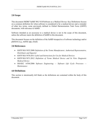 Imdrf tech-131209-samd-key-definitions-140901 | PDF | Operating Systems ...