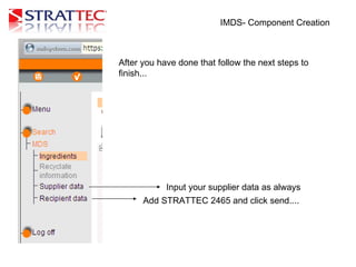 Imds Comp Creation | PPT