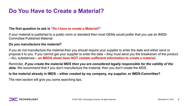 IMDS Create MDS tips_Material.pdf | Desktop Publishing | Computer ...