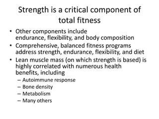 Strength Training for Executives | PPTX