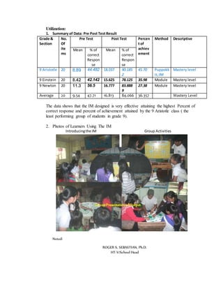 Indigenized Instructional Material for Science 8 & 9 | DOCX