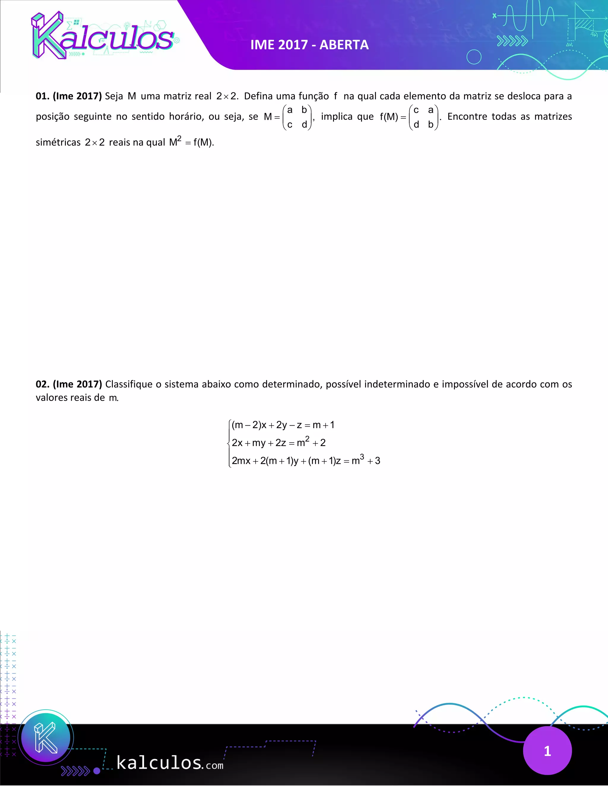 IME 2017 - aberta | PDF