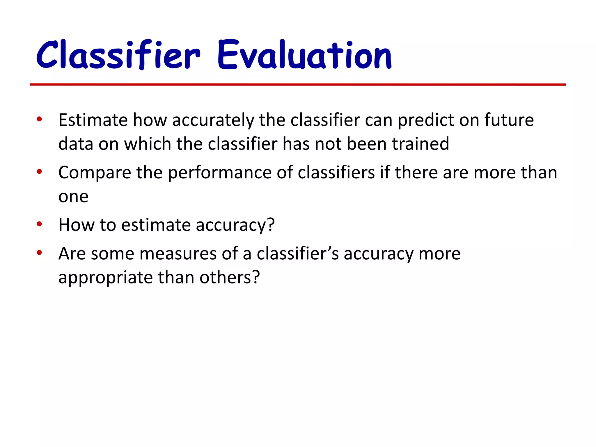 Ime 672 Classifier Evaluation I Pptx