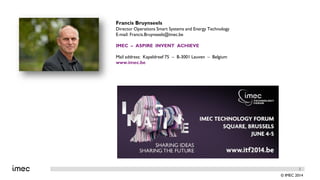 IMEC Share - Innovate, collaborate and excel | PDF