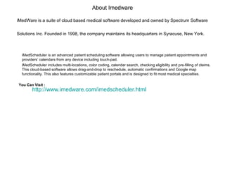 I medscheduler | PPT