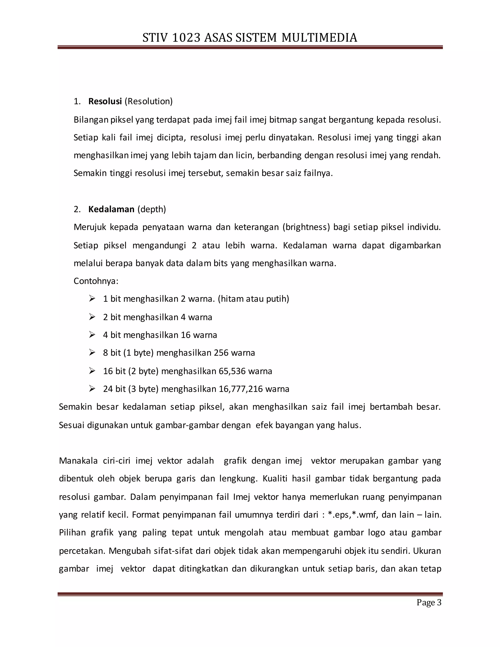 Imej vektor dan imej bitmap | DOCX