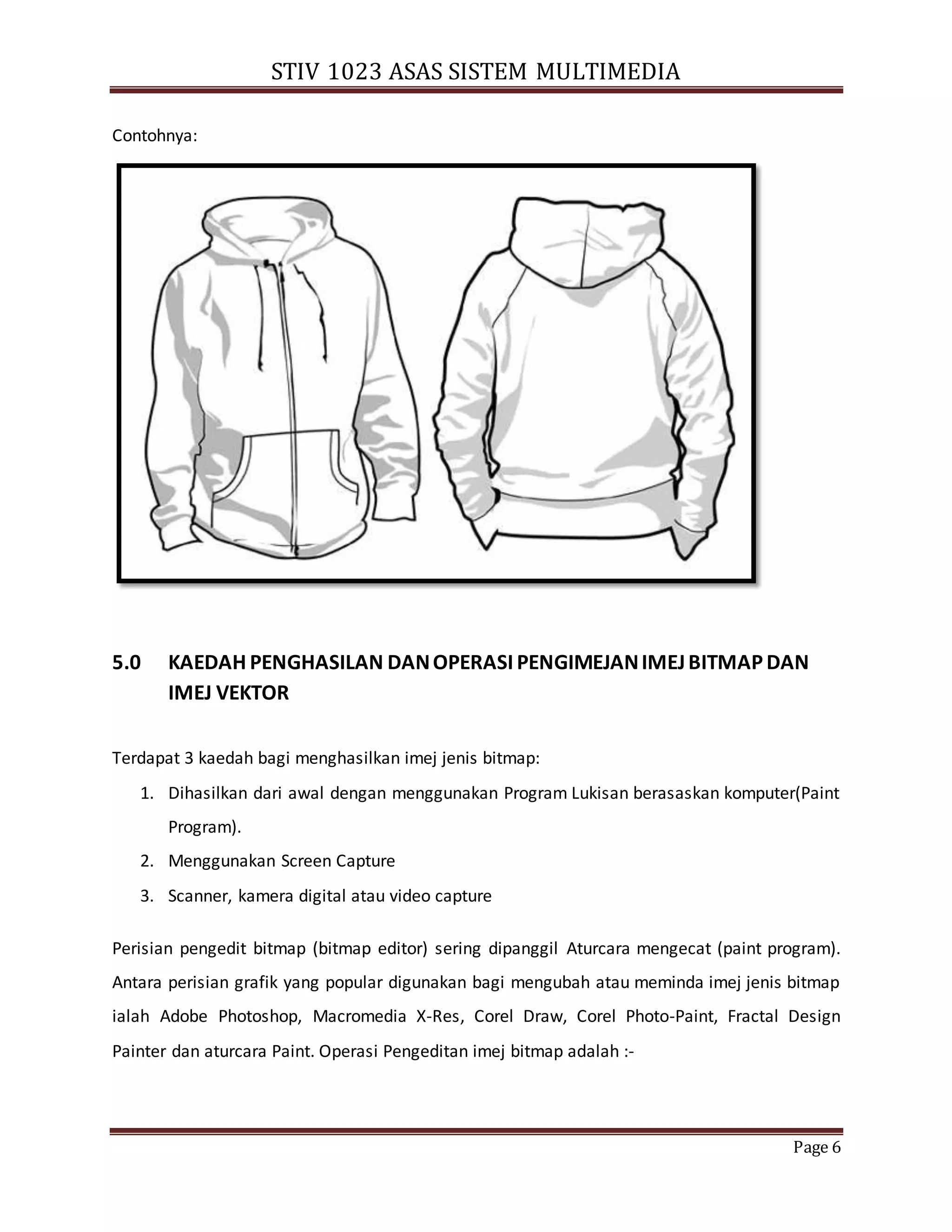 Imej vektor dan imej bitmap | DOCX