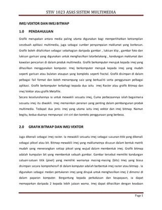 Imej vektor dan imej bitmap | DOCX