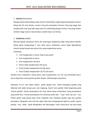 Imej vektor dan imej bitmap | DOCX