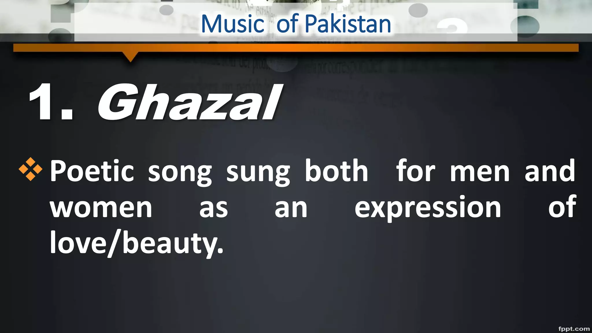 Music of Pakistan Grade 8 | PPTX