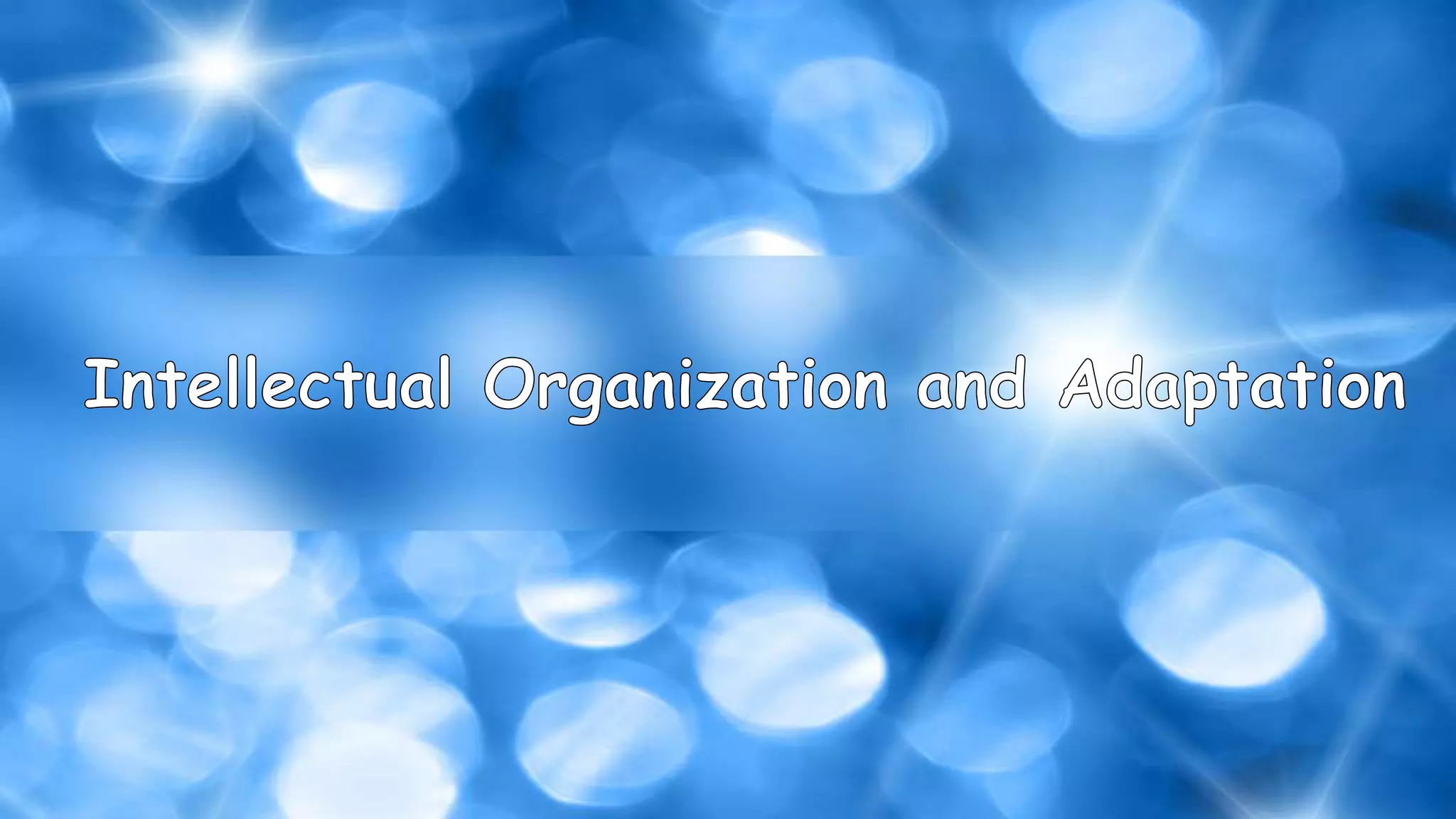 Jean Piaget-Four Basic Cognitive Concepts(Illustration) | PPTX