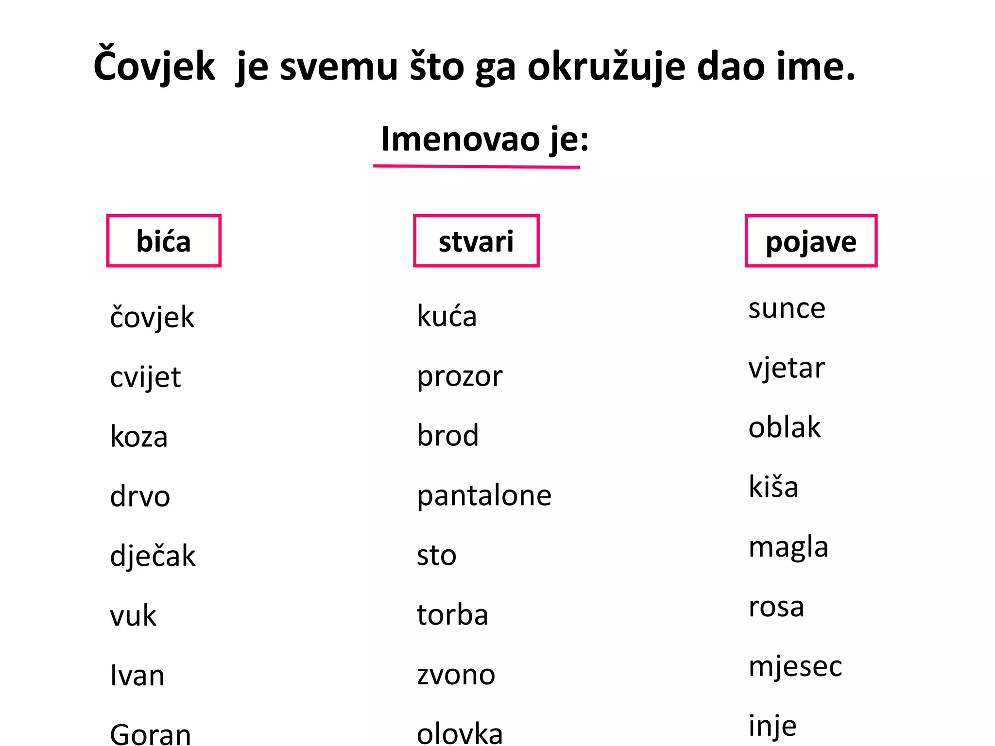 Imenice rod i broj | PPTX