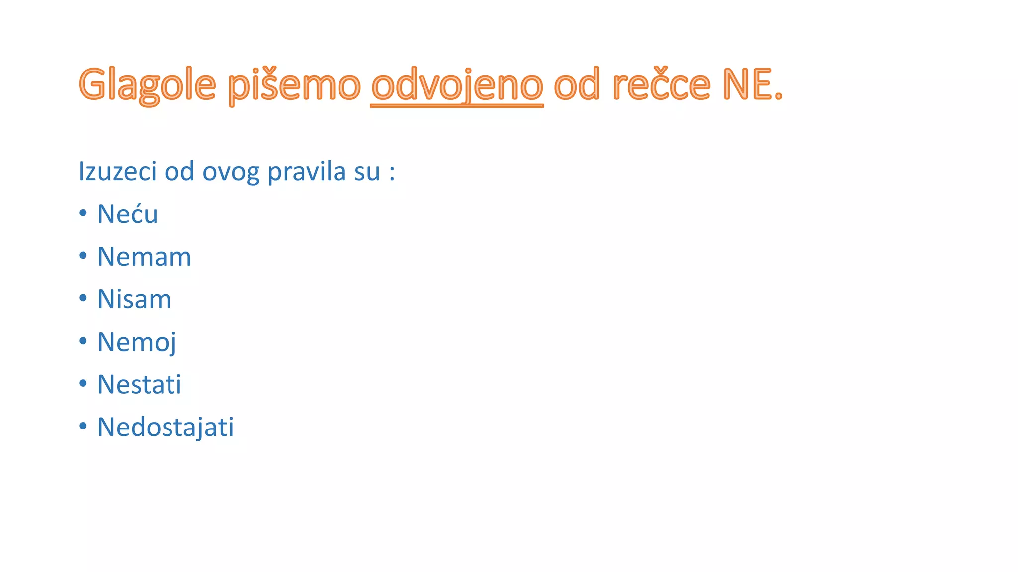 Imenice, glagoli, recenice | PPTX