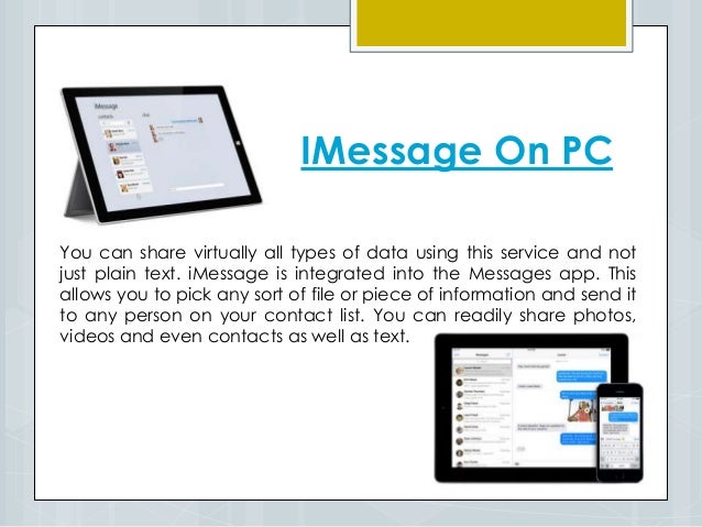 Imessage For Pc