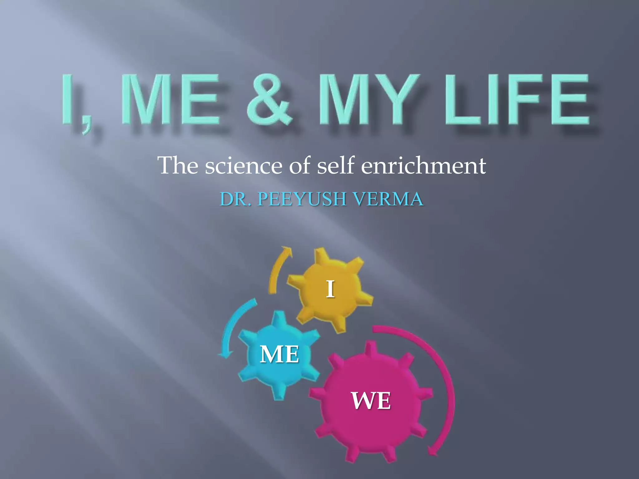 I, me & we | PPT