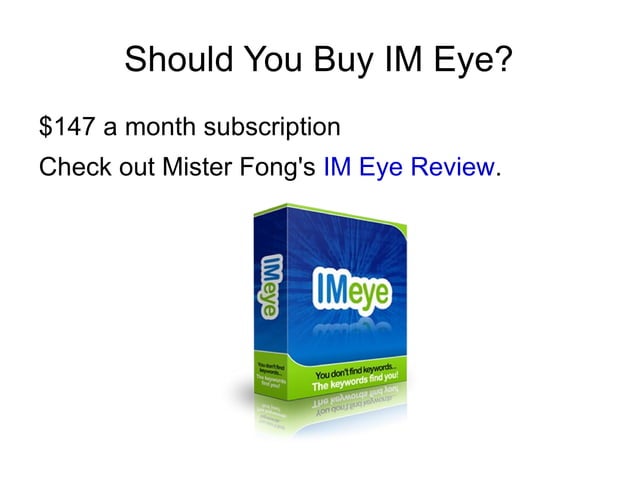 IM Eye Overview | PPT
