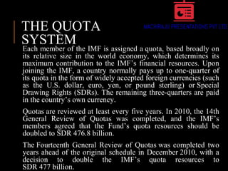 International Monetary Fund (IMF) | PPT