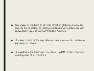 International Monetary Fund (IMF) | PPTX