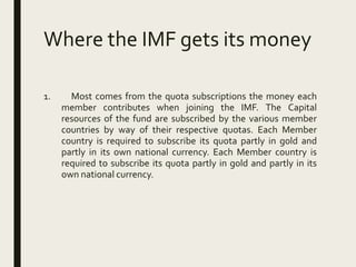 International Monetary Fund (IMF) | PPTX