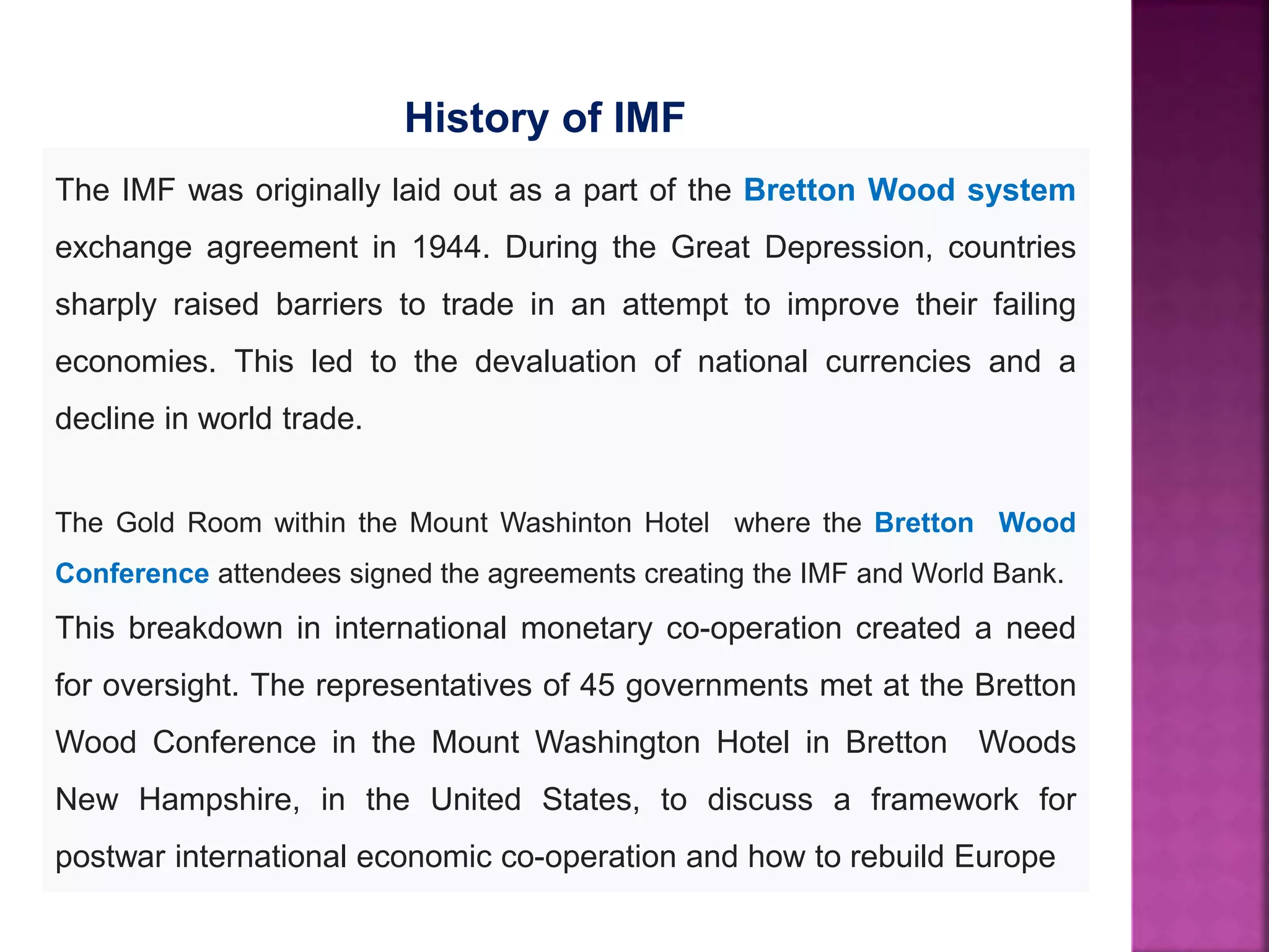 International Monetary Fund (IMF) | PPTX