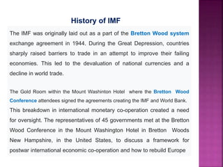 International Monetary Fund (IMF) | PPTX