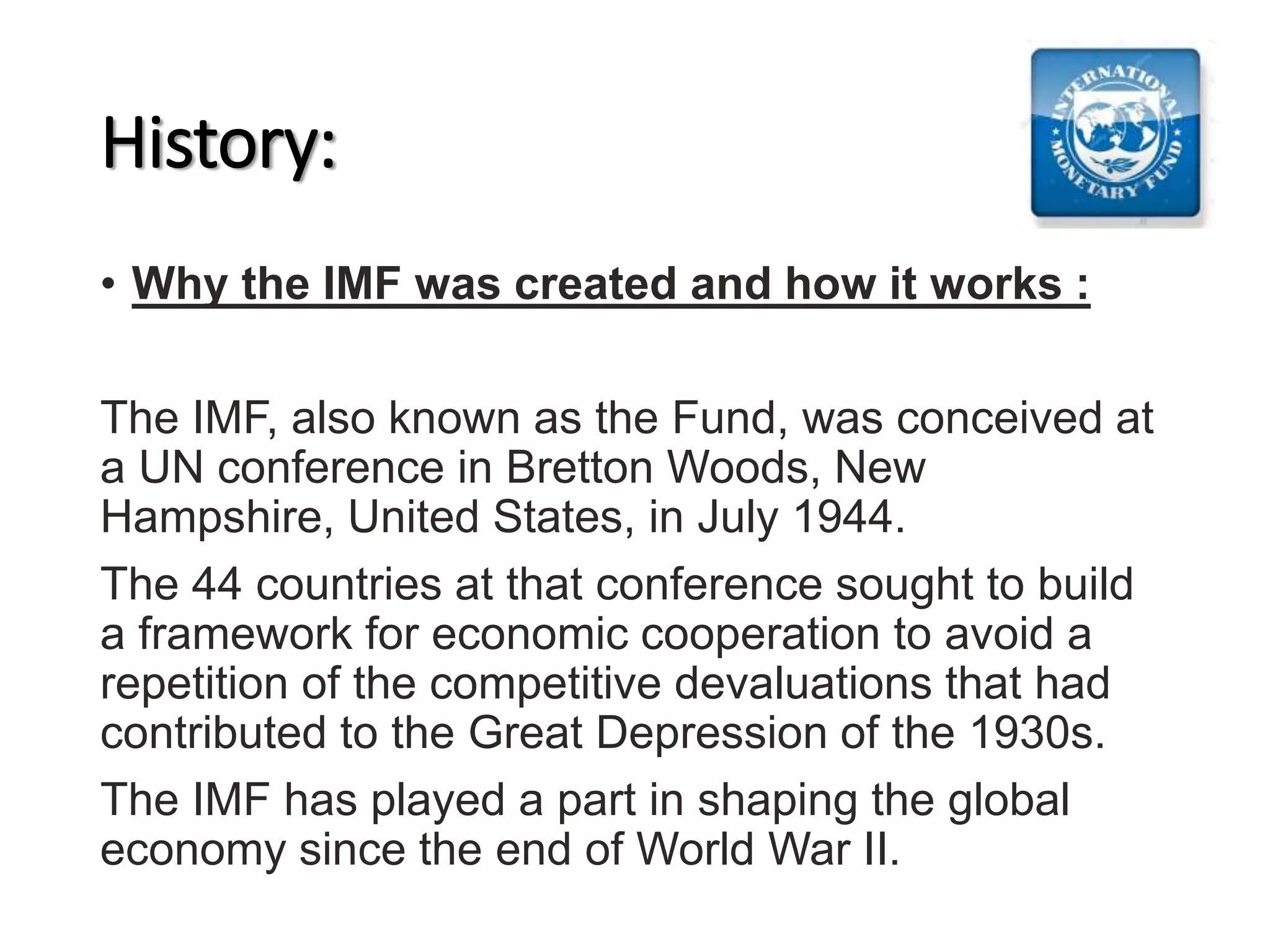 IMF (International Monetary Fund) | PPTX