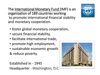 IMF (International Monetary Fund) | PPTX