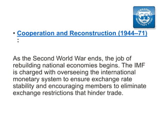 IMF (International Monetary Fund) | PPTX