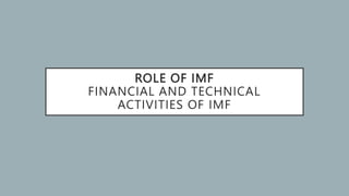 International monitoring fund (imf) worldwide | PPTX