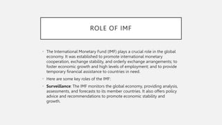 International monitoring fund (imf) worldwide | PPTX