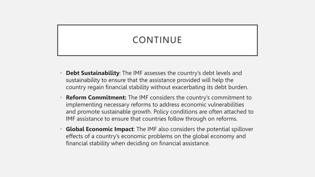 International monitoring fund (imf) worldwide | PPTX