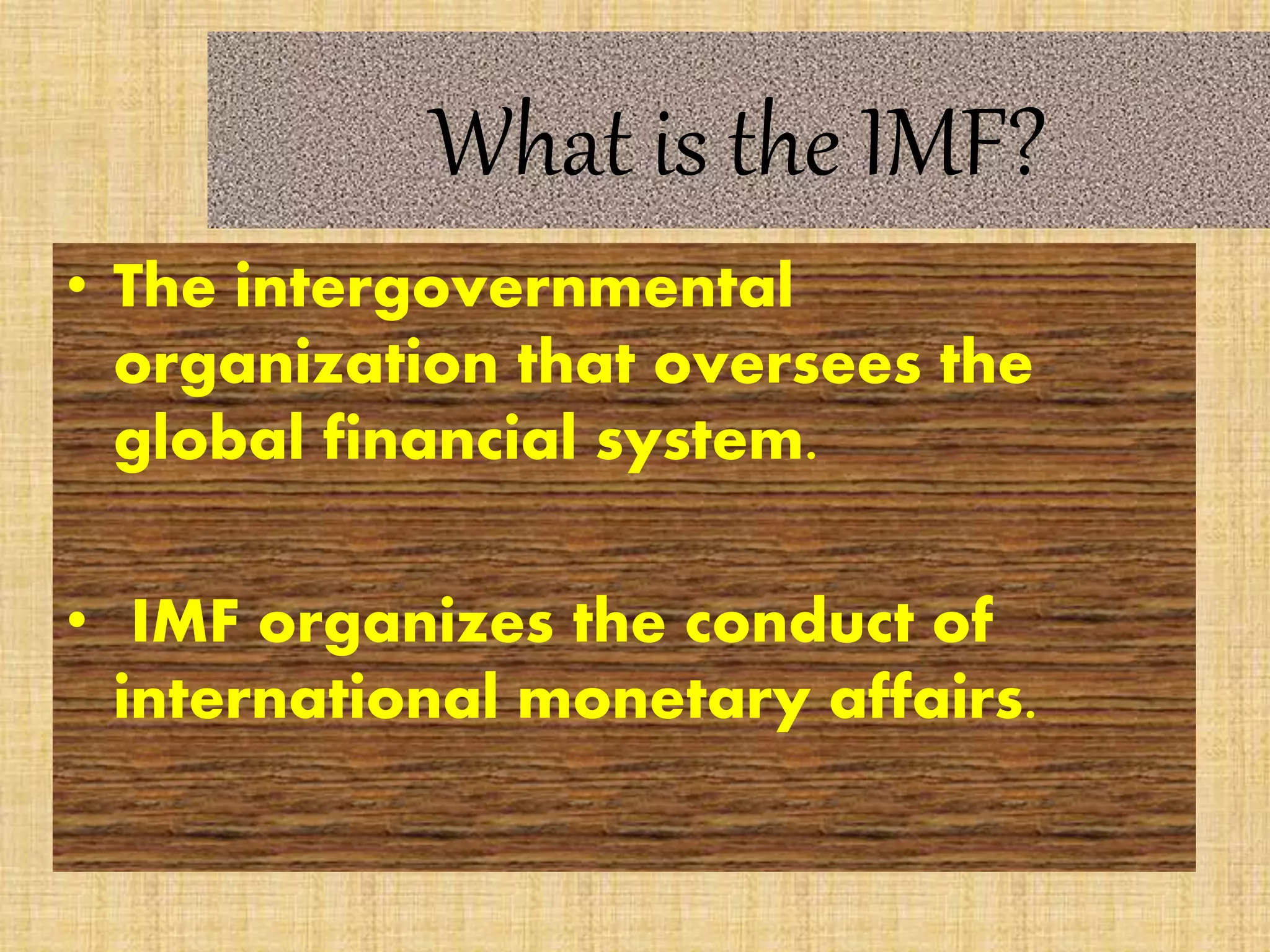 IMF | PPTX