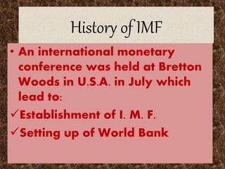 IMF | PPTX