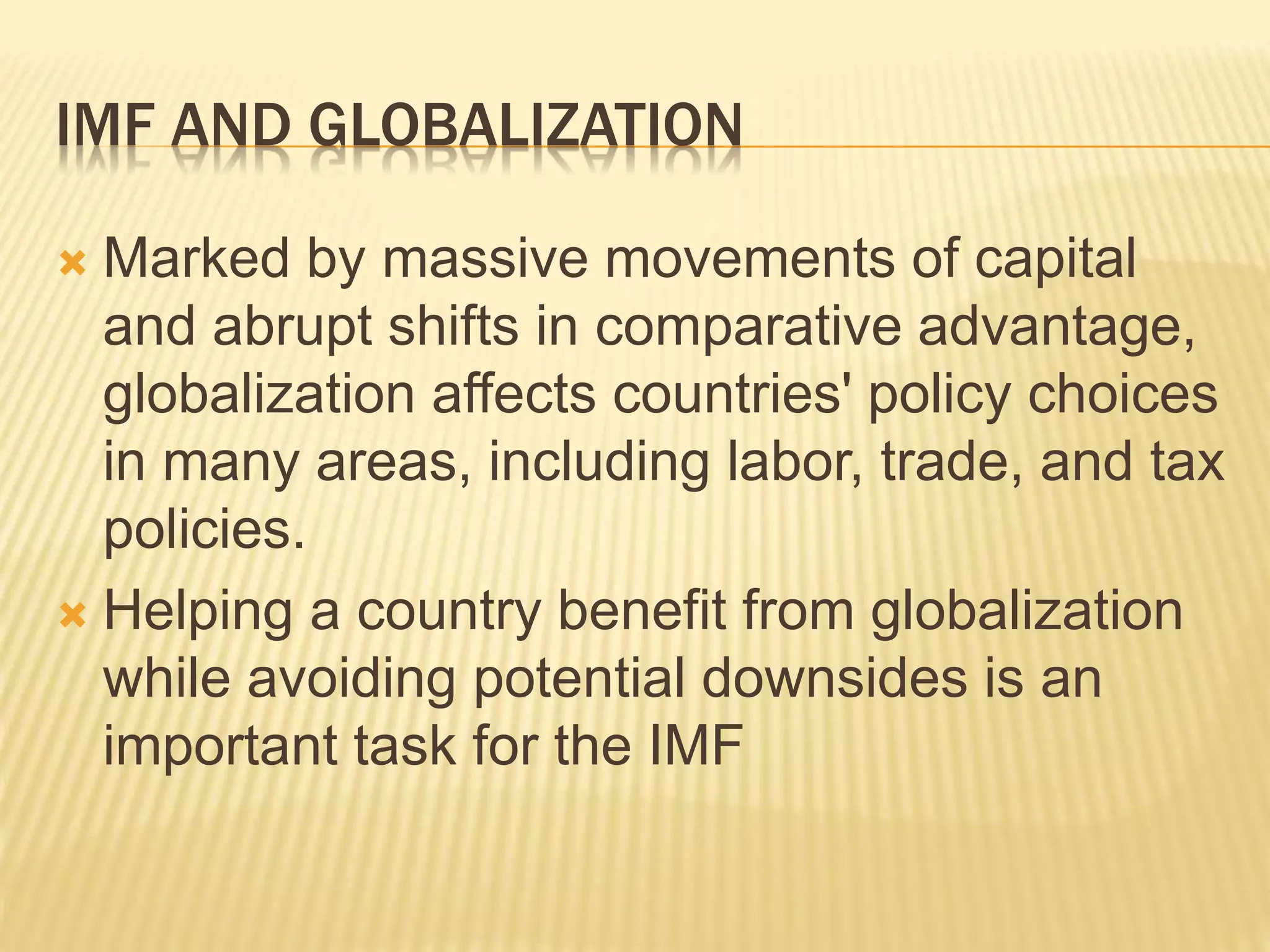 THE ROLE OF IMF (INTERNATIONAL MONETORY FUND) PAKISTANI ECONOMY? | PPTX