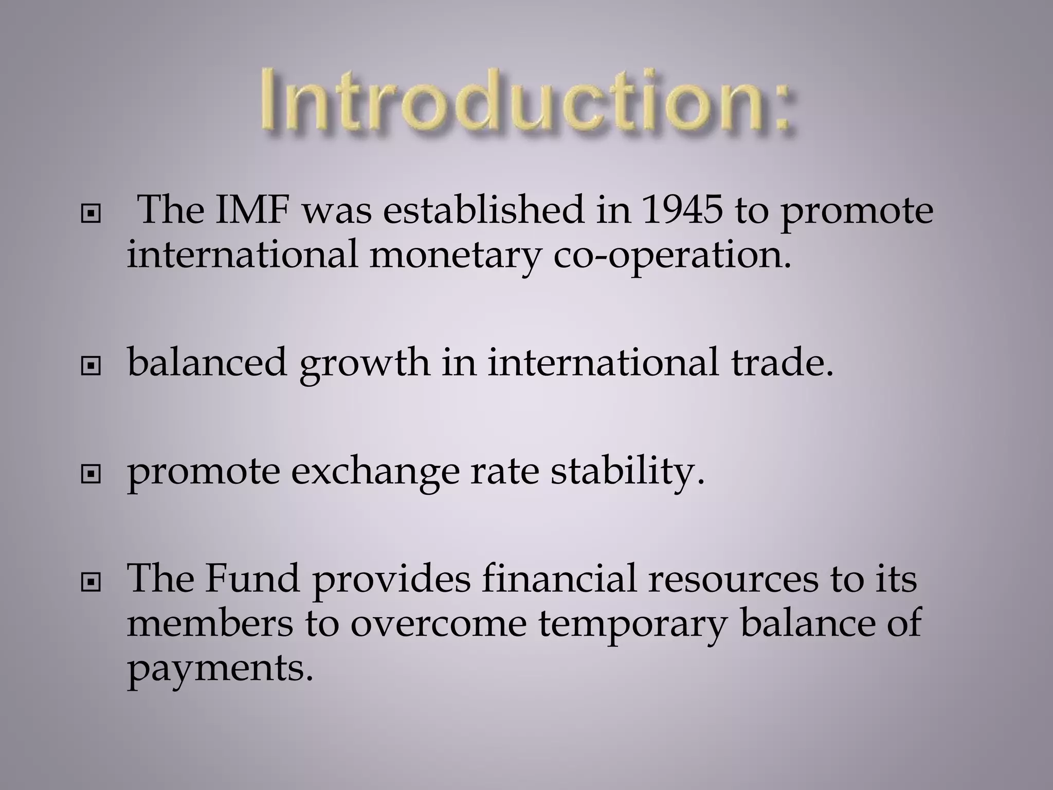 Imf and pakistan | PPTX