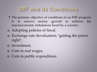 Imf and pakistan | PPTX