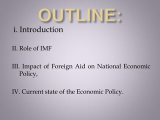 Imf and pakistan | PPTX