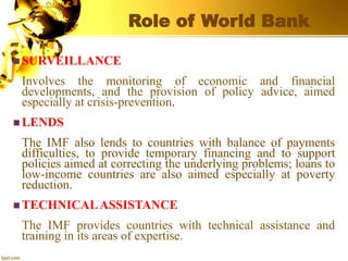 Imf and world bank | PPTX