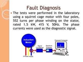 DWT based Fault Diagnosis of Induction Motor | PPTX