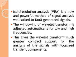 DWT based Fault Diagnosis of Induction Motor | PPTX