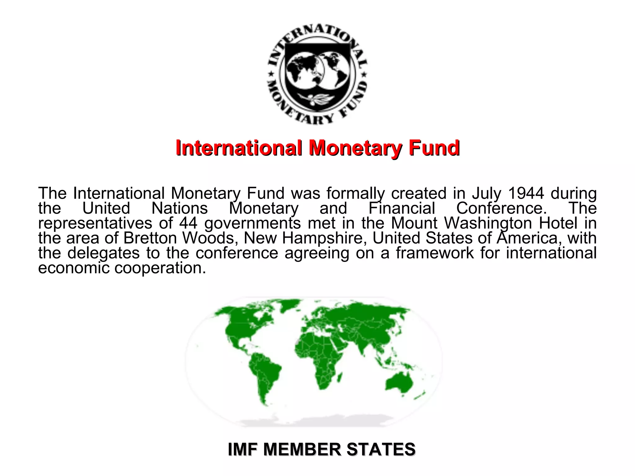 IMF & Impact On India | PPT