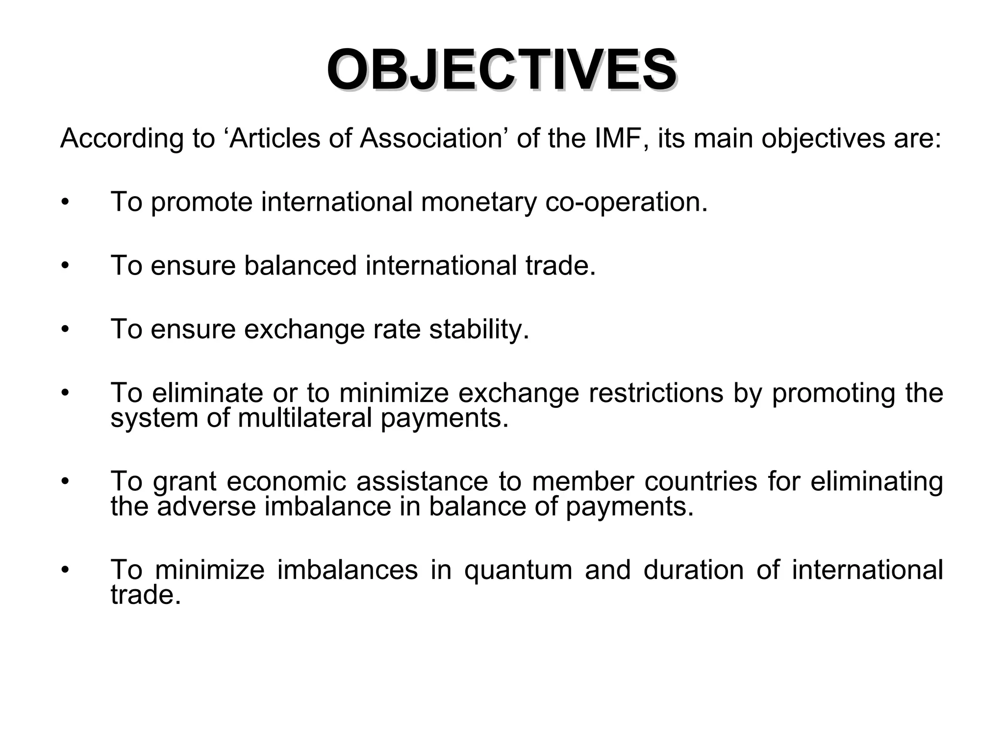 IMF & Impact On India | PPT