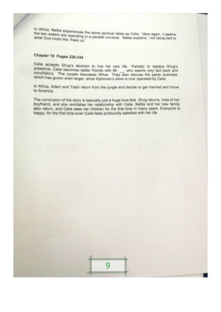 An Instructional Material on Alice Walker's "The Color Purple" | PDF