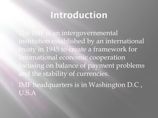Imf ppt | PPT