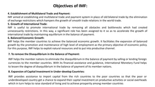 The International Monetary Fund(IMF) presentation | PPT