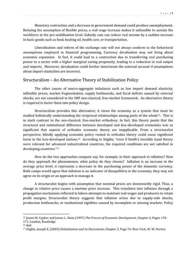 IMF Stabilization Policy | PDF